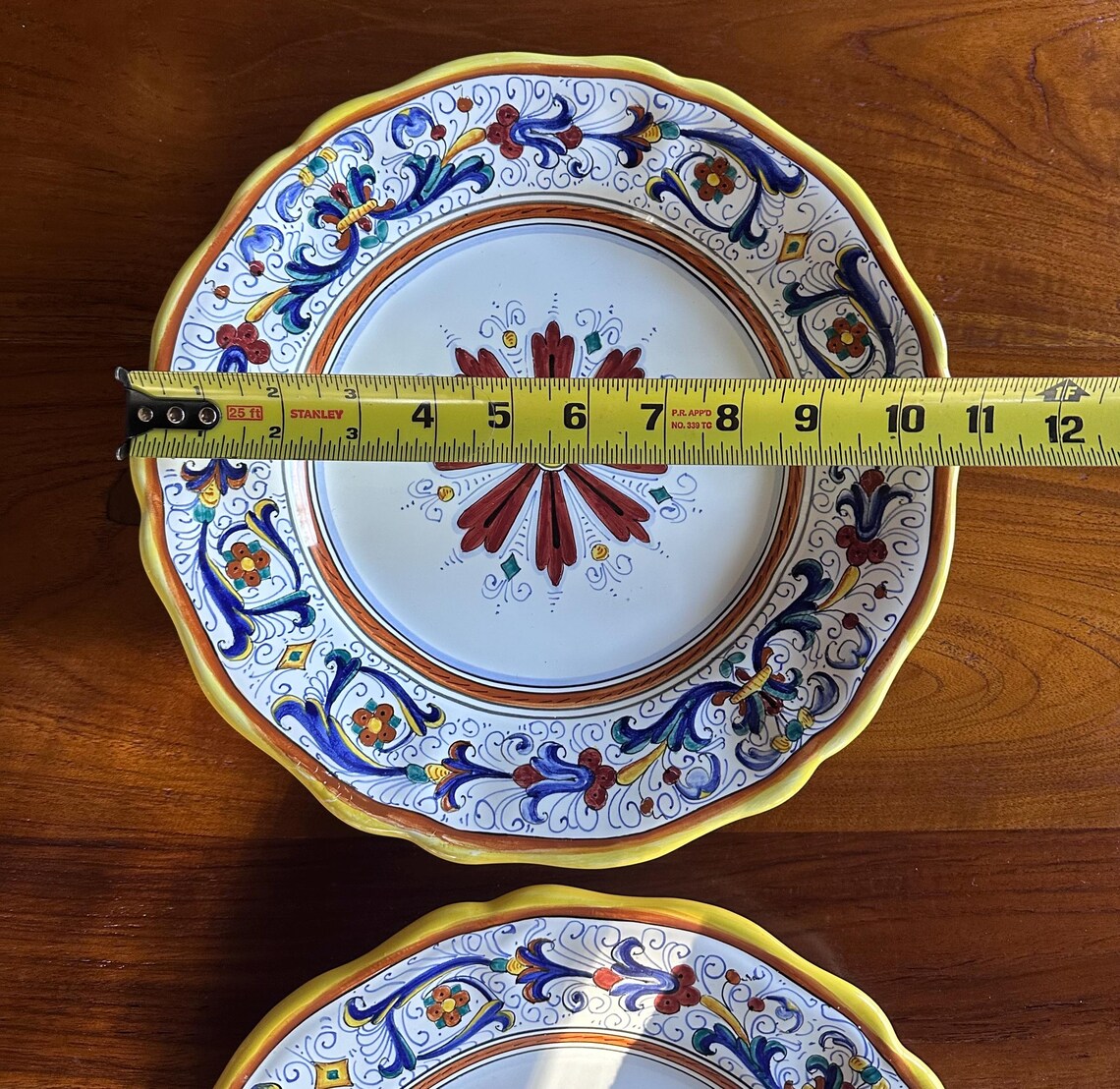 Set of 2 Ricco Deruta Italian Majolica Dinner Plates - Etsy