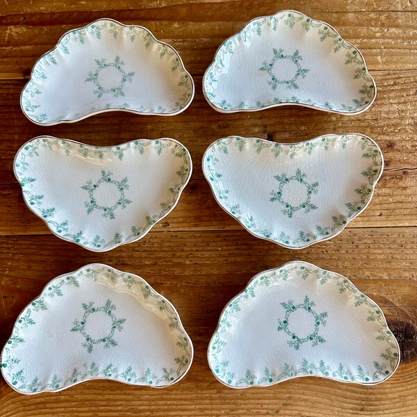 Antique Crescent Plates - Etsy