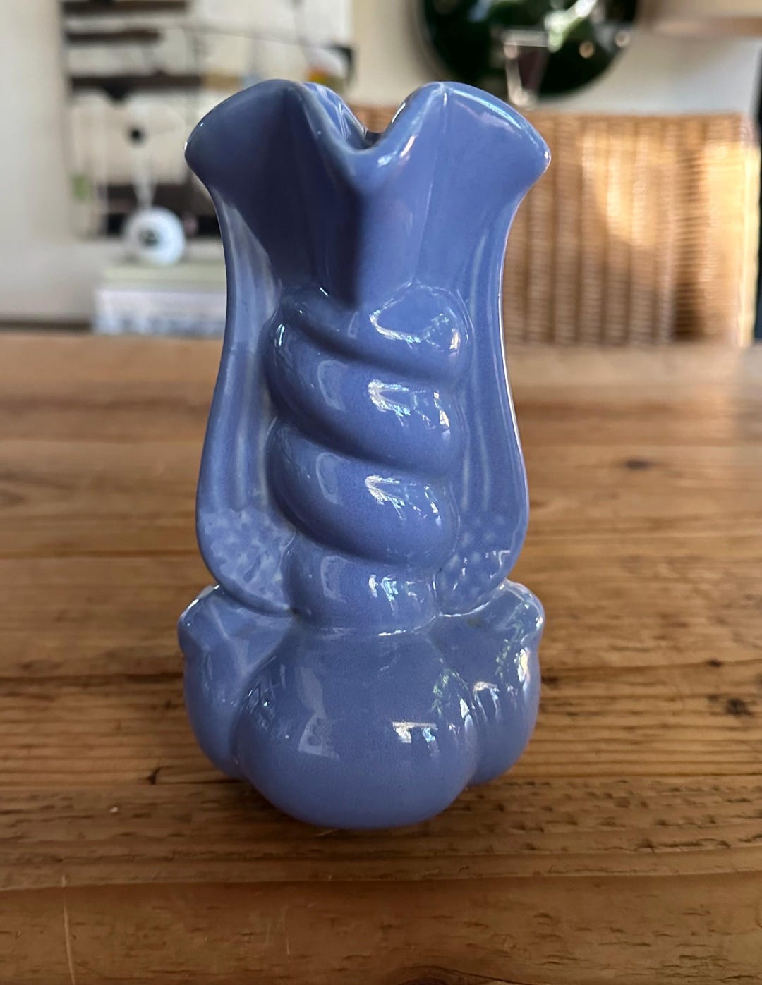 Vintage Periwinkle Gloss Glaze Art Pottery Vase, Niloak Pottery - Etsy