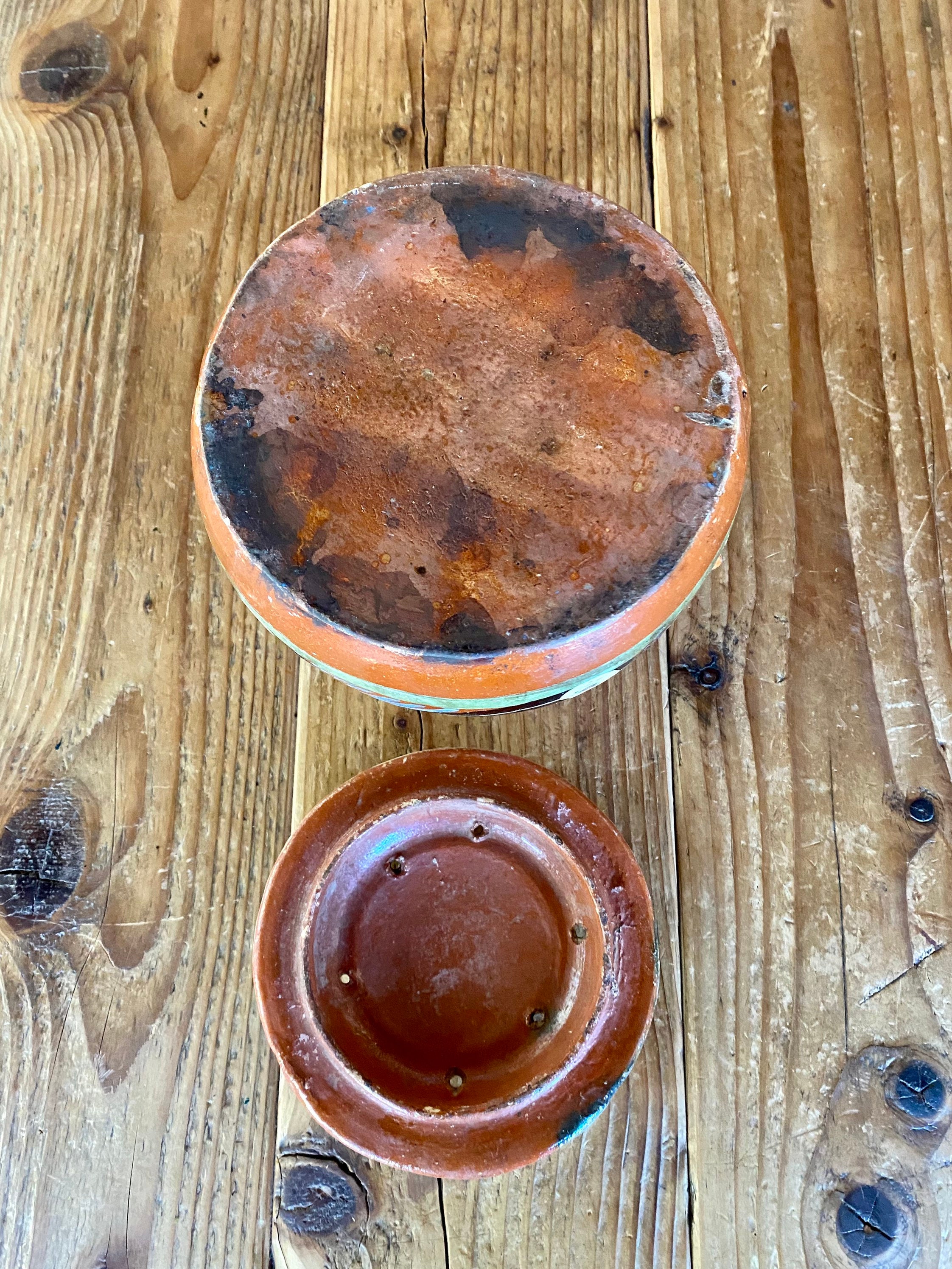 Vintage Mexican Pottery Bean Pot Tonala Pottery El Palomar - Etsy