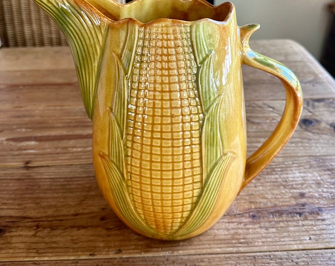 Vintage Ceramic USA Corn Cob Design Large Water Pitcher - Etsy