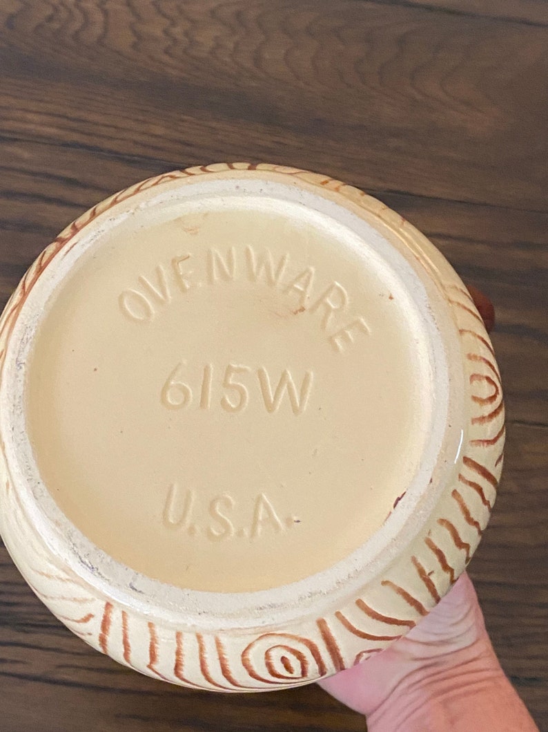 Watt Ovenware 9 Tall Pitcher Wood Grain Vintage 1940s 615W - Etsy