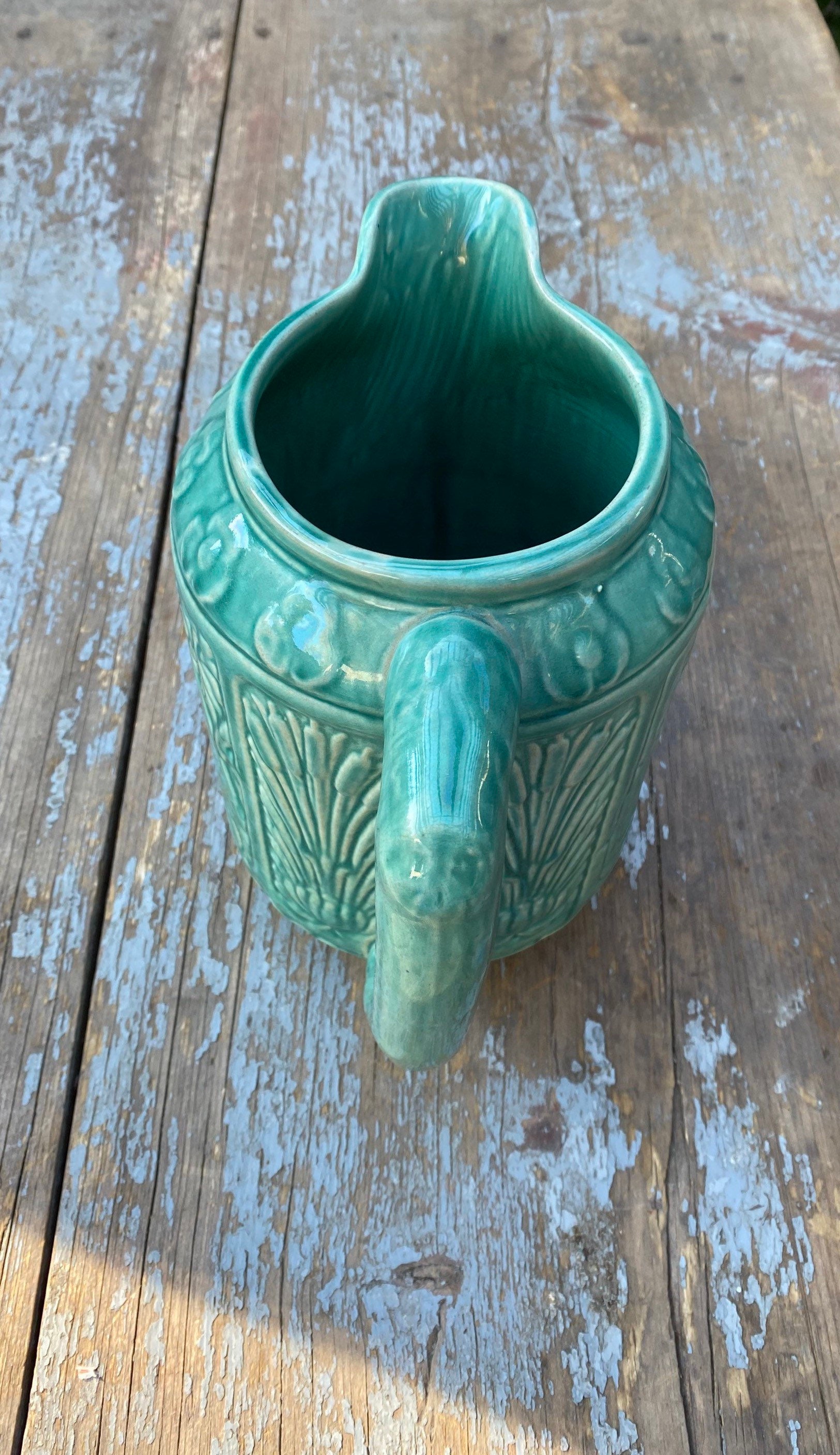 Antique Weller Pottery Pitcher Zona Pitcher With Kingfisher | Etsy