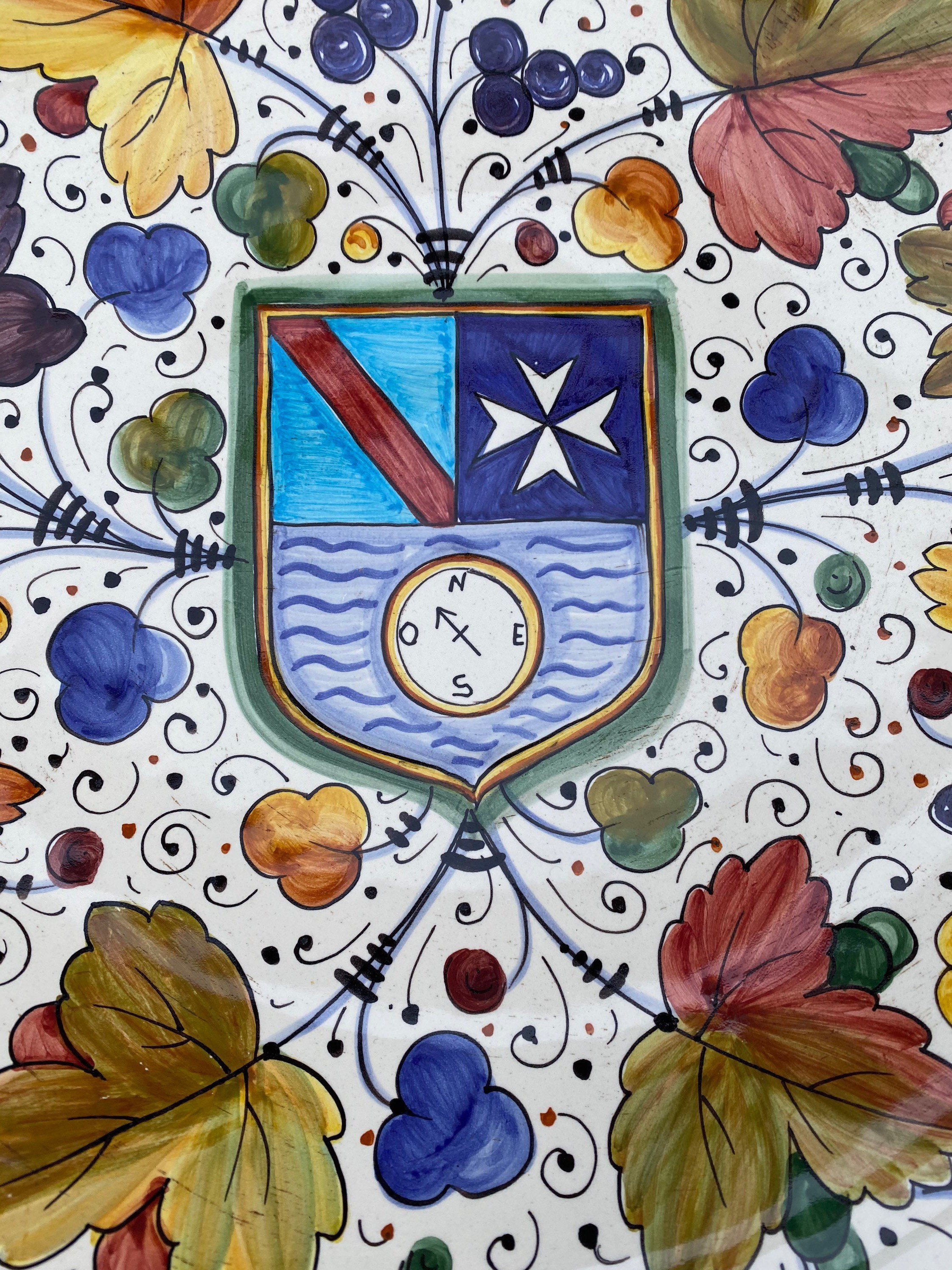 Alfonso Fusco Amalfi Italian Ceramic Large Platter Hand - Etsy