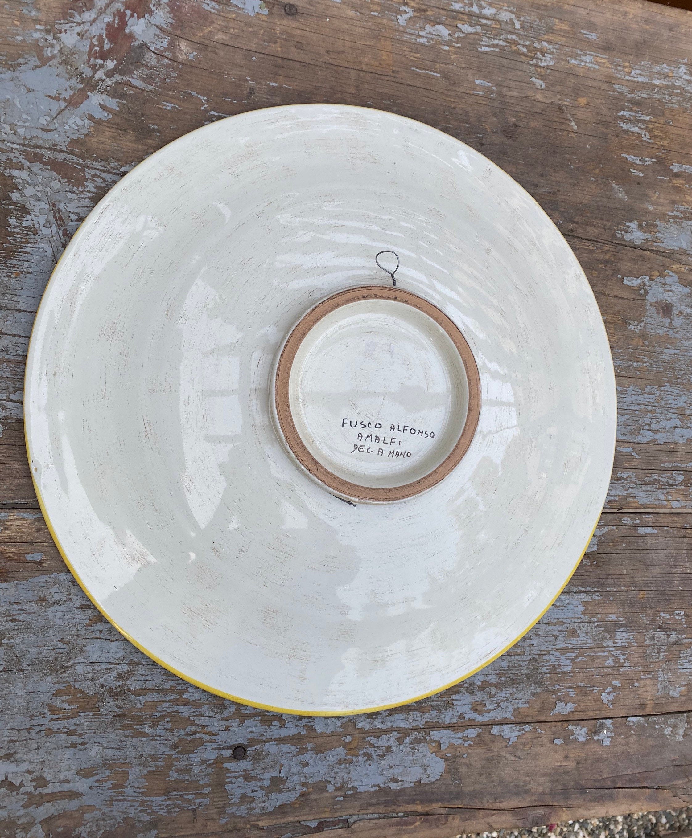 Alfonso Fusco Amalfi Italian Ceramic Large Platter Hand | Etsy