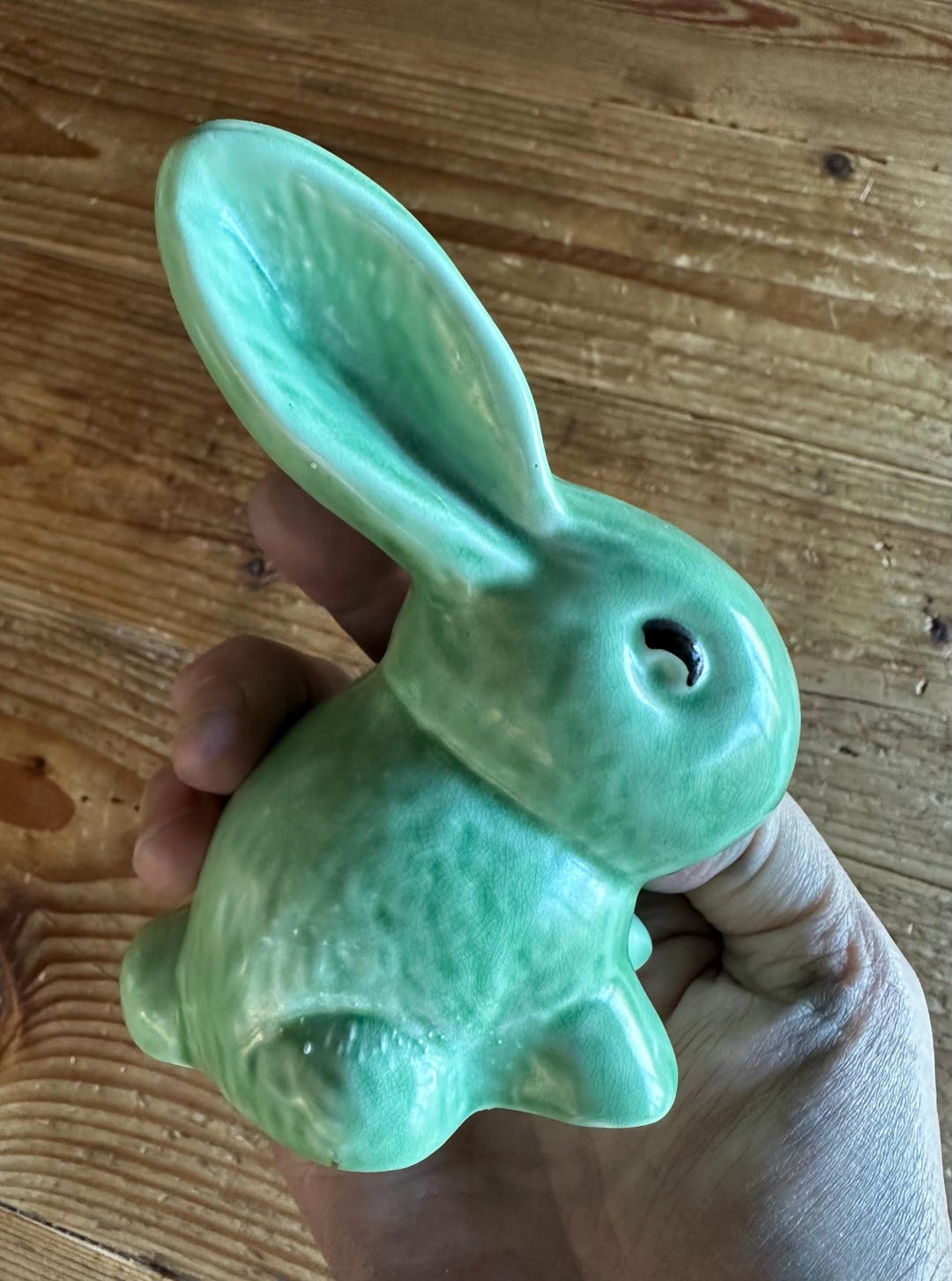 Sylvac Style Mint Green Snub Nose Bunny Rabbit, 4 1/2 - Etsy