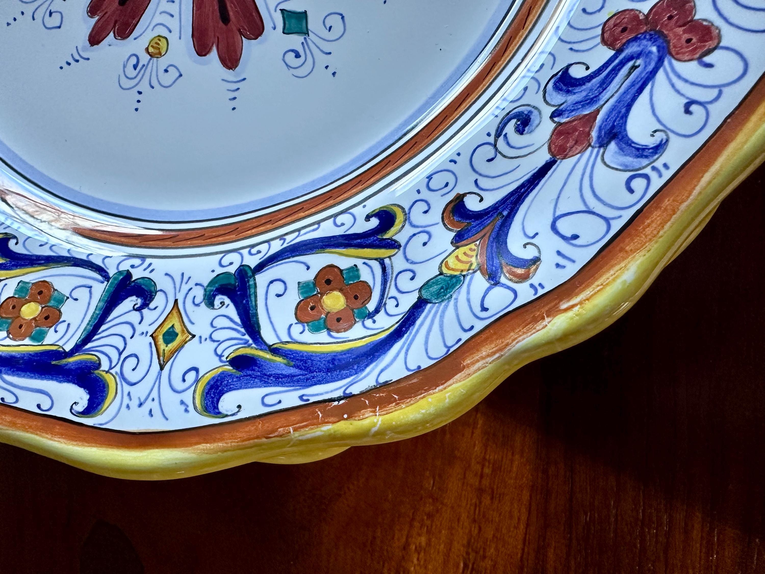 Set of 2 Ricco Deruta Italian Majolica Dinner Plates - Etsy