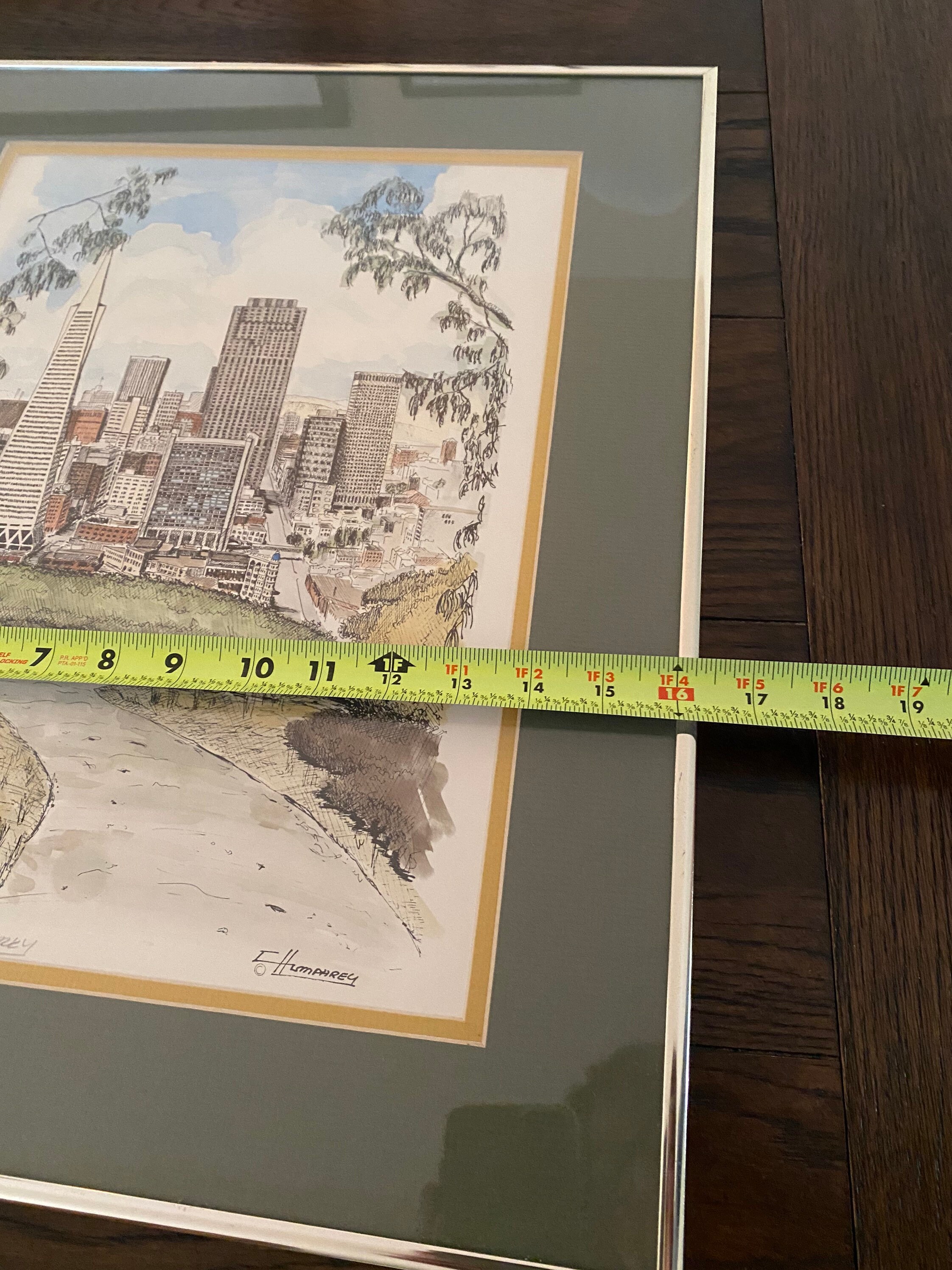 Original Hand Painted Vintage Lithograph Vintage Wall Art by C | Etsy