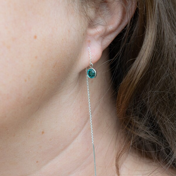 Ear Thread Earrings - Etsy