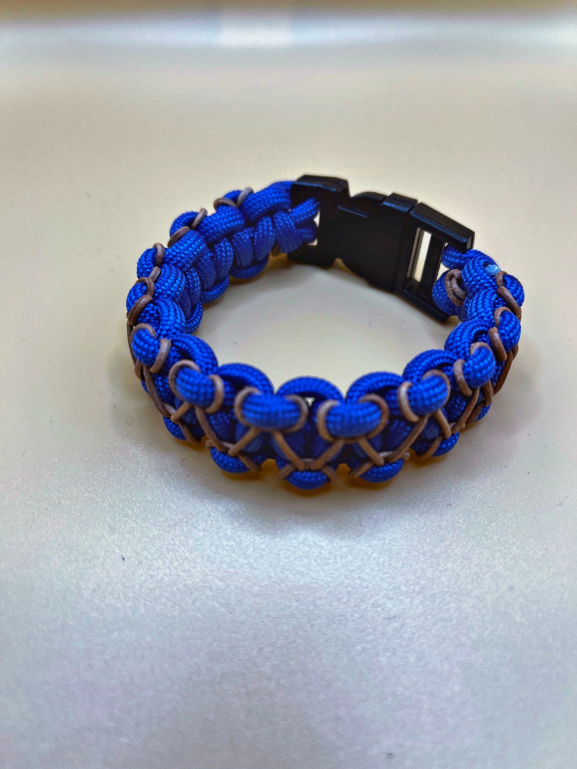 550 Paracord Bracelets - Cobra Weave, Two Colors. Single Color With ...