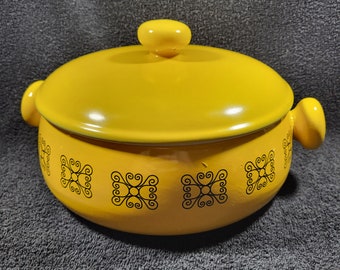 Yellow Ceramic Pot - Etsy