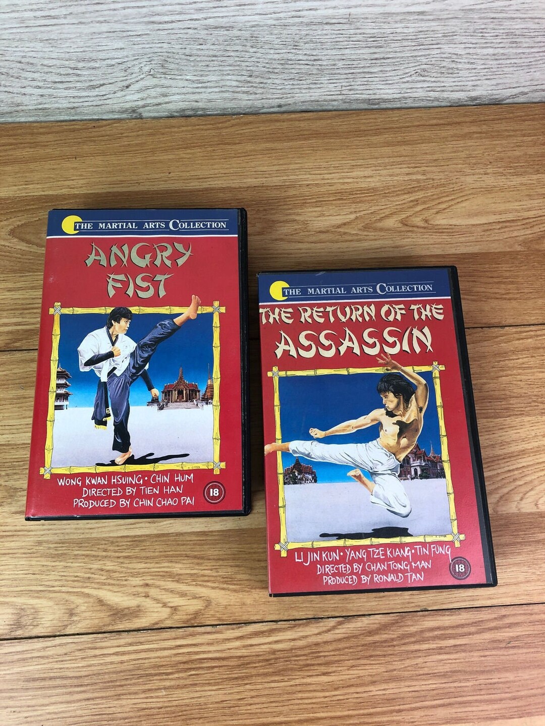 The Martial Arts Collection Angry Fist & the Return of the Assassin VHS ...