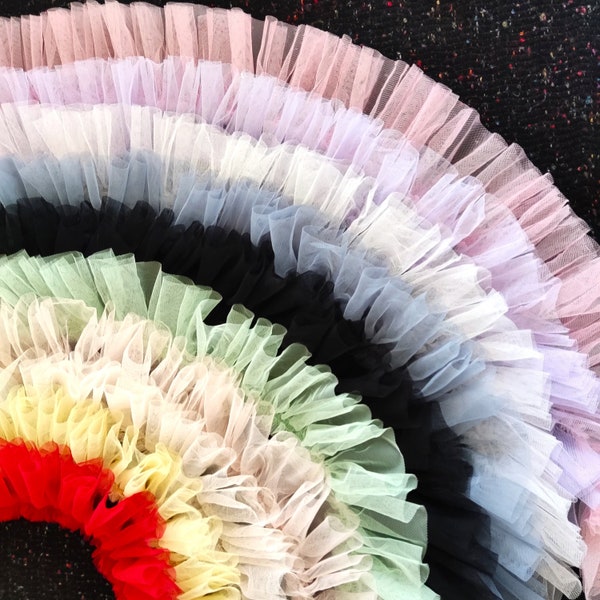 Ruffled Tulle Trim - Etsy