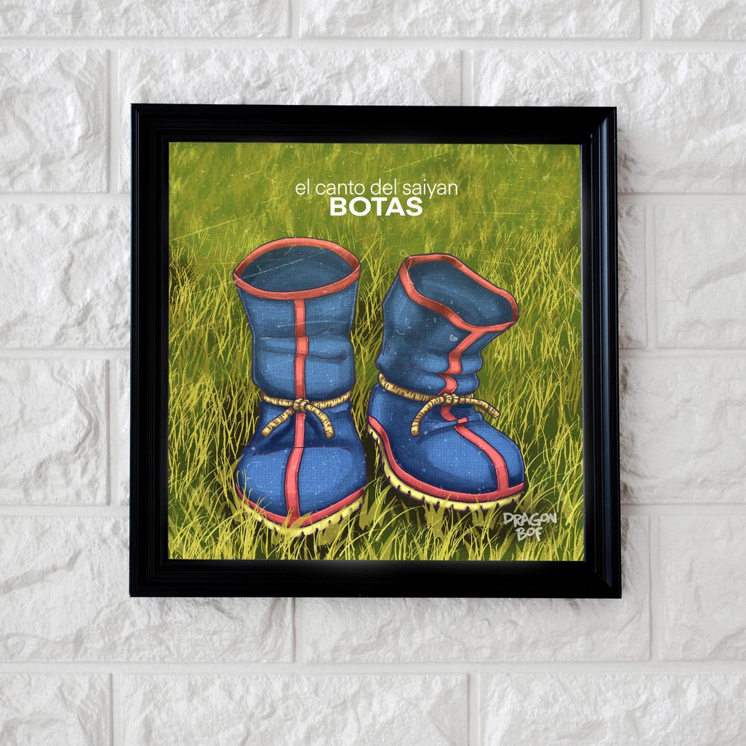 PARODY Art Print the Saiyan Chant Boots 30x30 Cm 300g Paper Exclusive ...