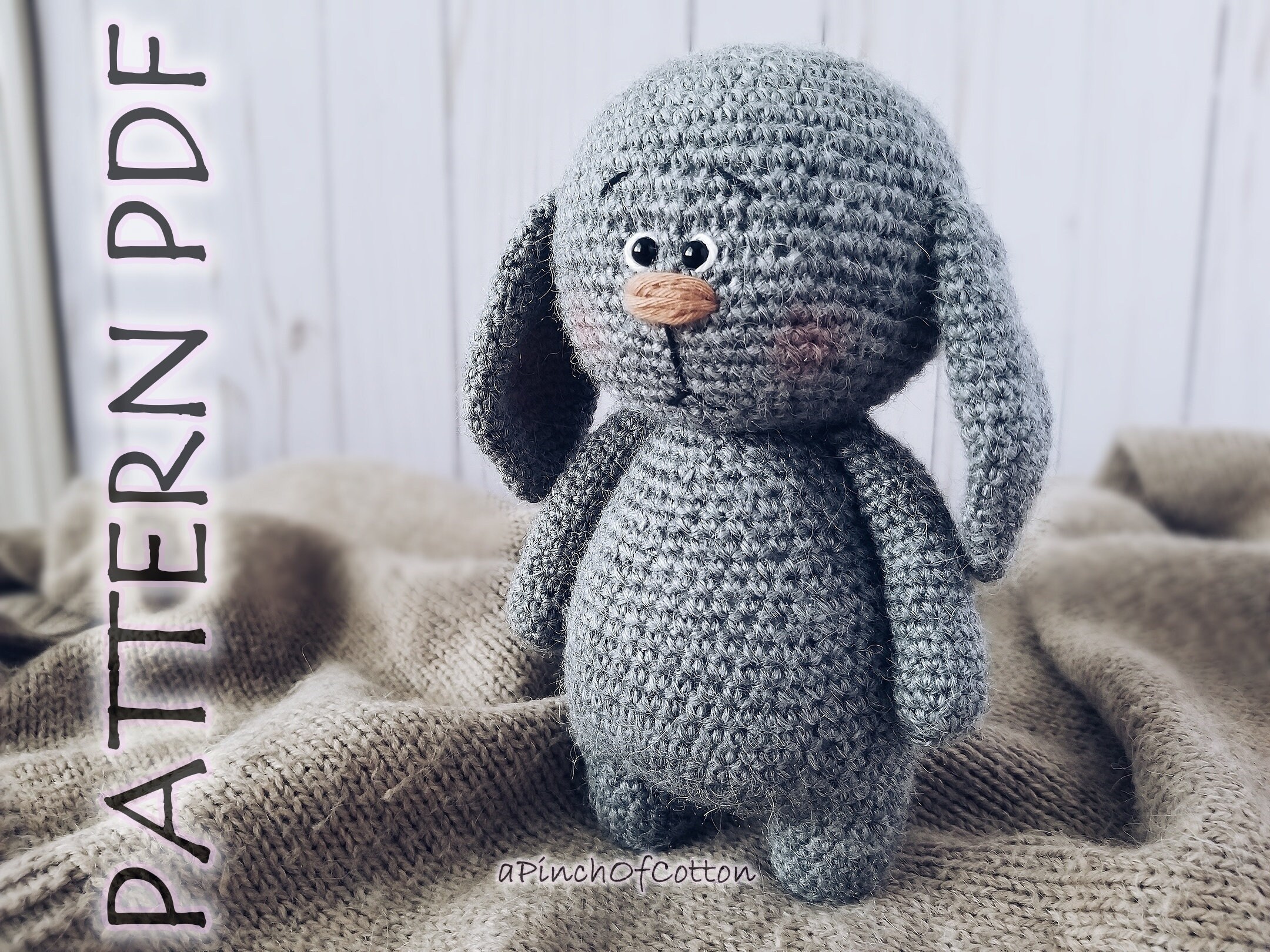 Rabbit Crochet PATTERN Crochet Rabbit Amigurumi Bunny - Etsy