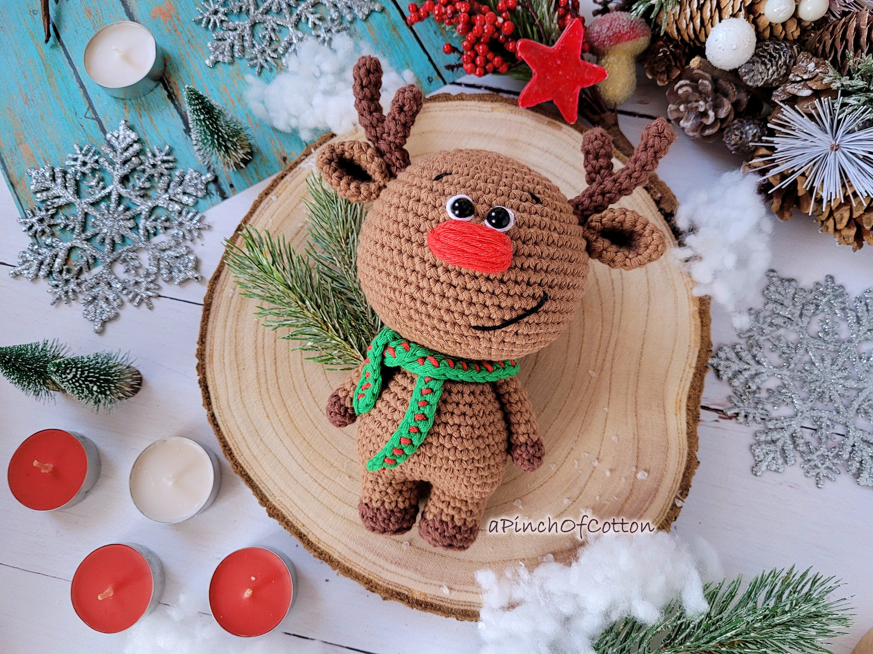 Reindeer Crochet PATTERN Crochet Reindeer Amigurumi Reindeer - Etsy