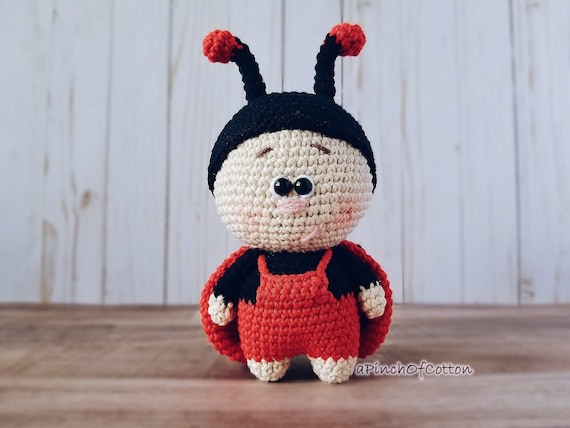Lady Bird Amigurumi Pattern Crochet Amigurumi Doll Of A Ladybird