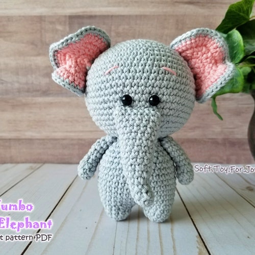 Mini Elephant Crochet Amigurumi Pattern PDF - Etsy