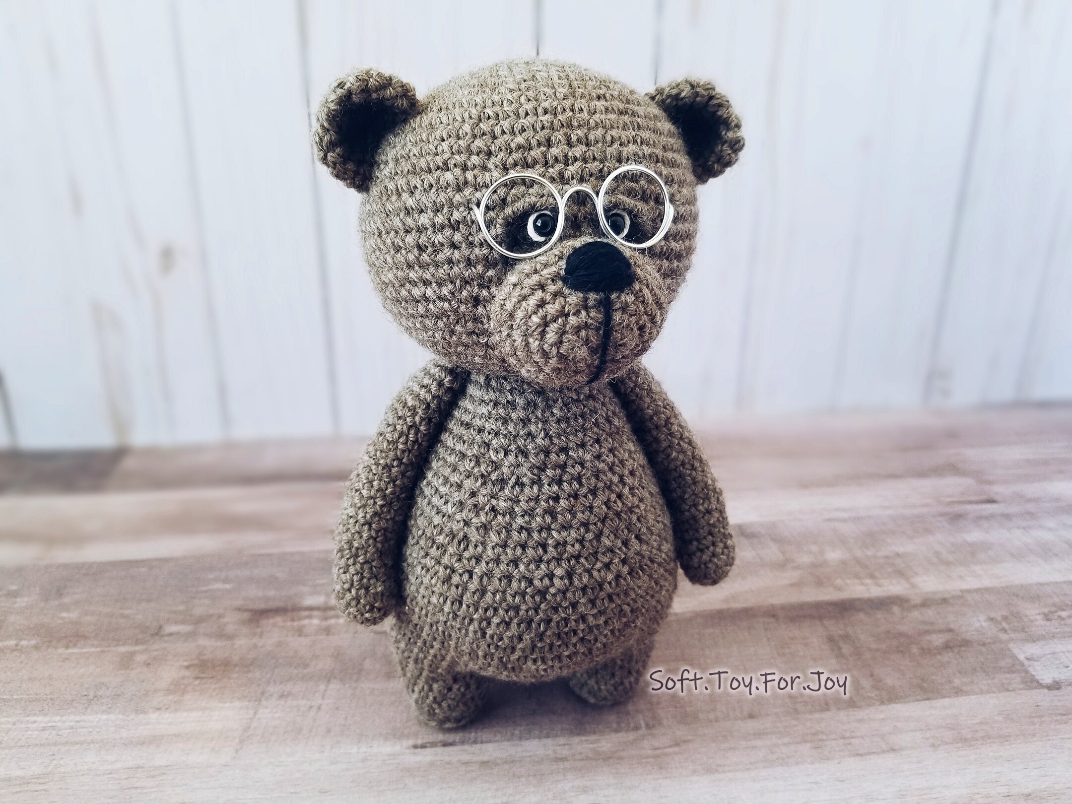 Toffee the Bear Crochet PATTERN Crochet Bear Amigurumi Bear - Etsy