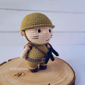 Charlie the Soldier Crochet PATTERN Crochet Soldier - Etsy