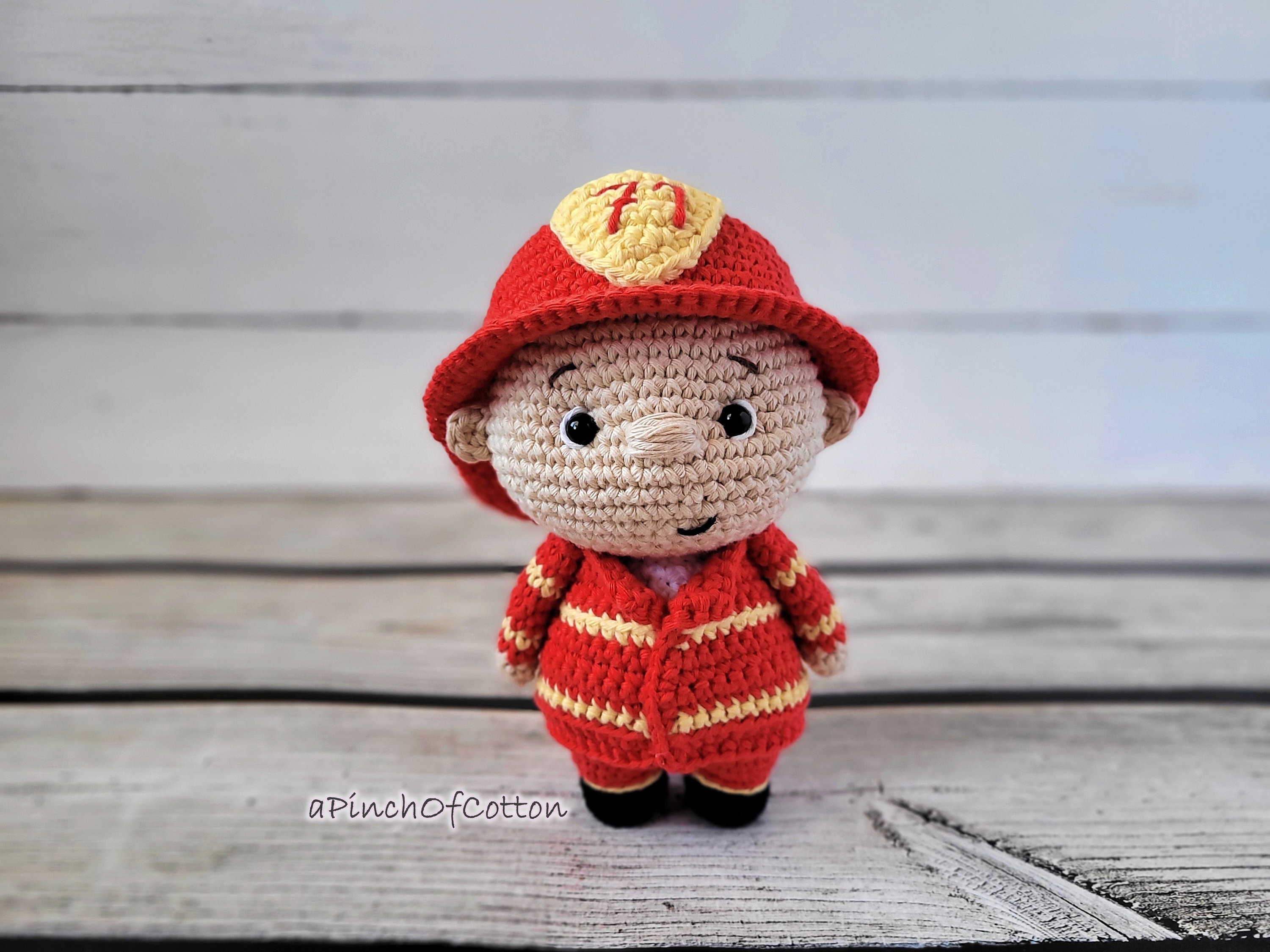 Crochet Fireman Hat