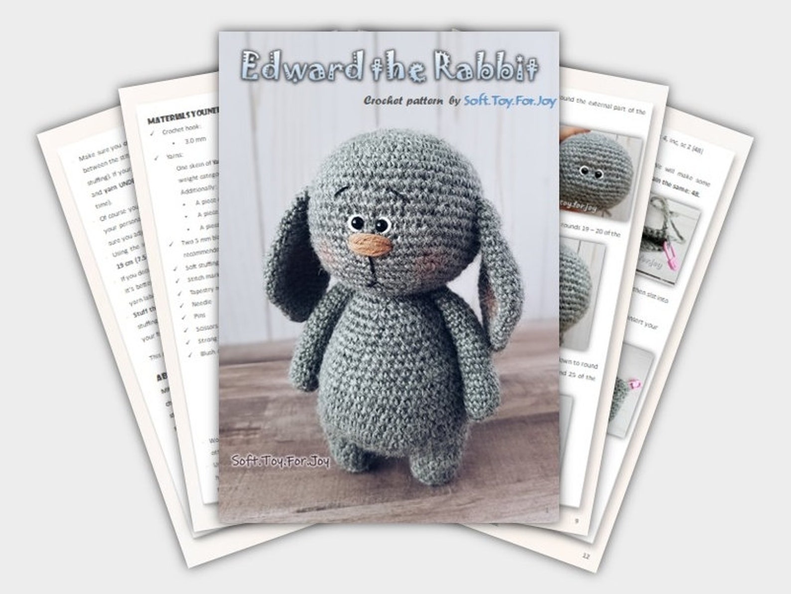 Rabbit Crochet PATTERN Crochet Rabbit Amigurumi Bunny | Etsy