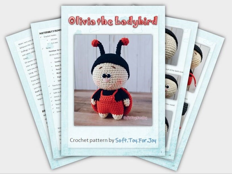 Ladybird Crochet PATTERN Crochet Ladybird Amigurumi Ladybird | Etsy