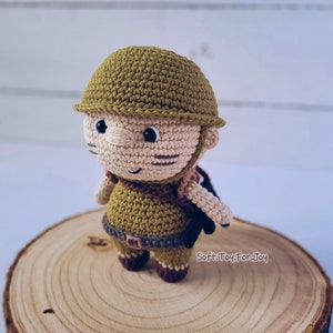 Charlie the Soldier Crochet PATTERN Crochet Soldier - Etsy