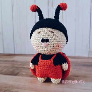 Ladybird Crochet PATTERN Crochet Ladybird Amigurumi Ladybird - Etsy