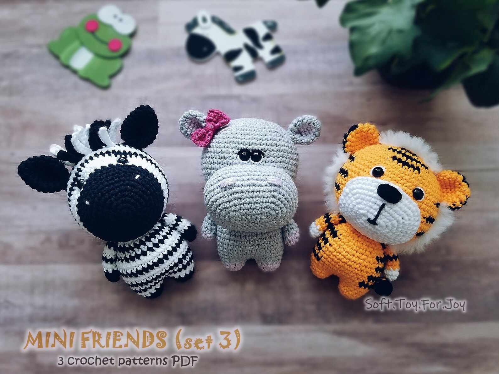 Mini Friends Crochet PATTERNS Set 3 Crochet Patterns PDF: - Etsy Canada