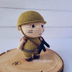 Charlie the Soldier Crochet PATTERN, Crochet Soldier, Amigurumi Soldier ...