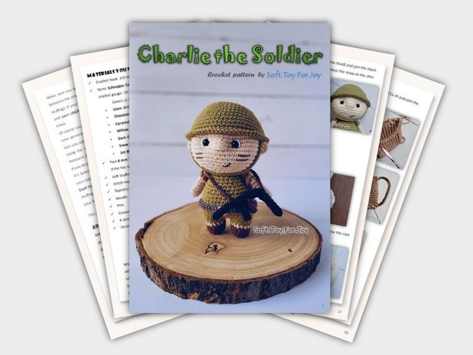 Charlie the Soldier Crochet PATTERN Crochet Soldier - Etsy