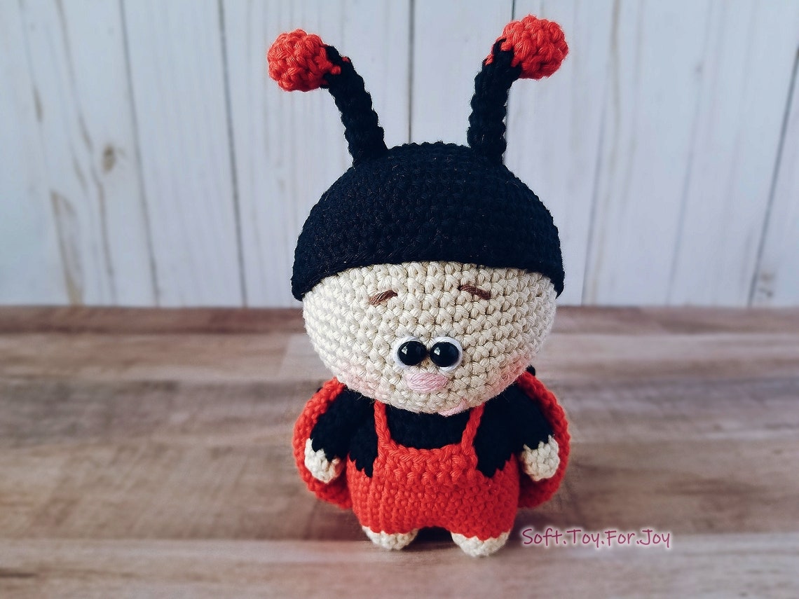 Ladybird Crochet PATTERN Crochet Ladybird Amigurumi Ladybird | Etsy