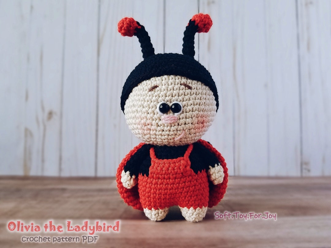Ladybird Crochet PATTERN Crochet Ladybird Amigurumi Ladybird - Etsy