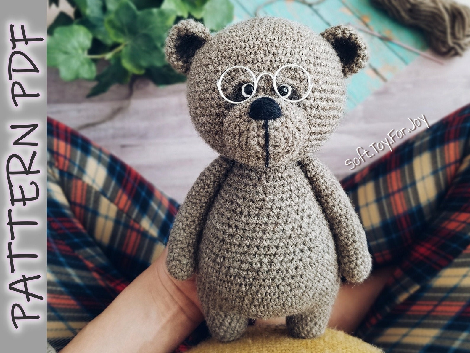Toffee the Bear Crochet PATTERN Crochet Bear Amigurumi Bear | Etsy