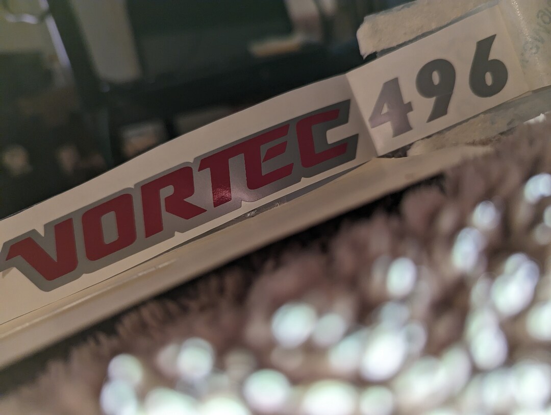 8.1 Vortec 496 2 Decal Kit Vortec Decal Kit - Etsy