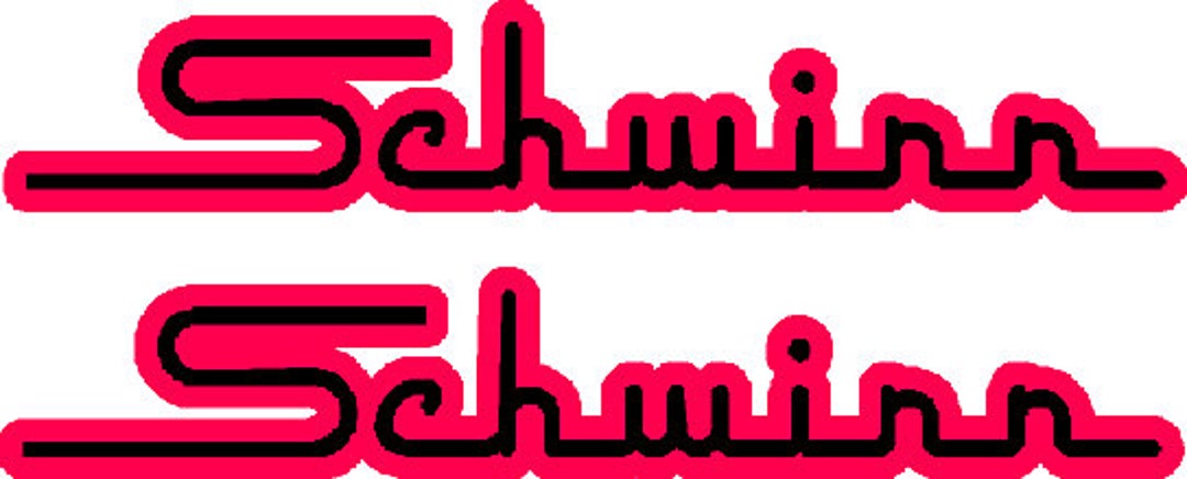 Schwinn Bicycle Decal 12 Bicycle Decal Schwinn Poster Set - Etsy