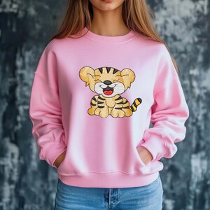 Baby Tiger Embroidery Files, PES, Cute Little Tiger Machine Embroidery ...