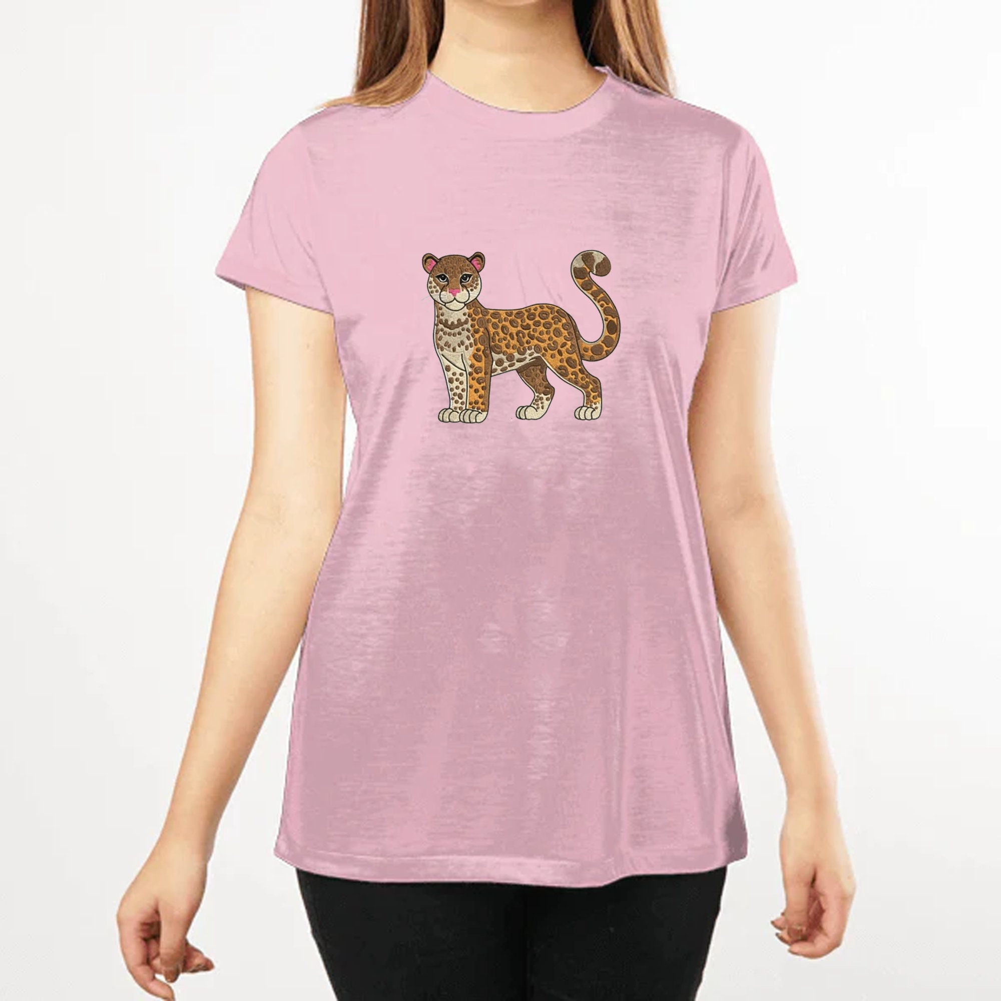 Leopard Machine Embroidery Design, Leopard Digital Stitch Pattern, 6 ...