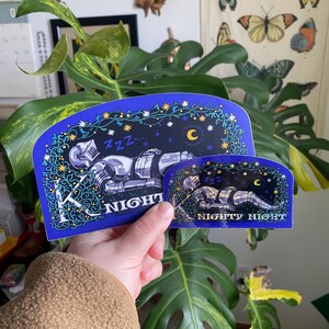 Knighty Night Bumper Sticker - Etsy