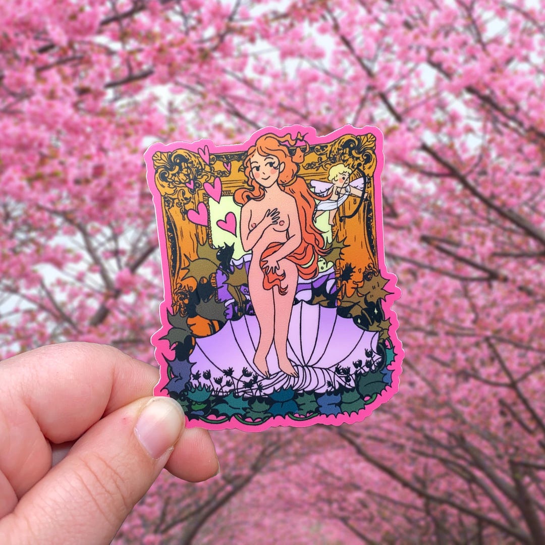 Birth of Venus (flytrap!) Sticker & Print - Etsy UK