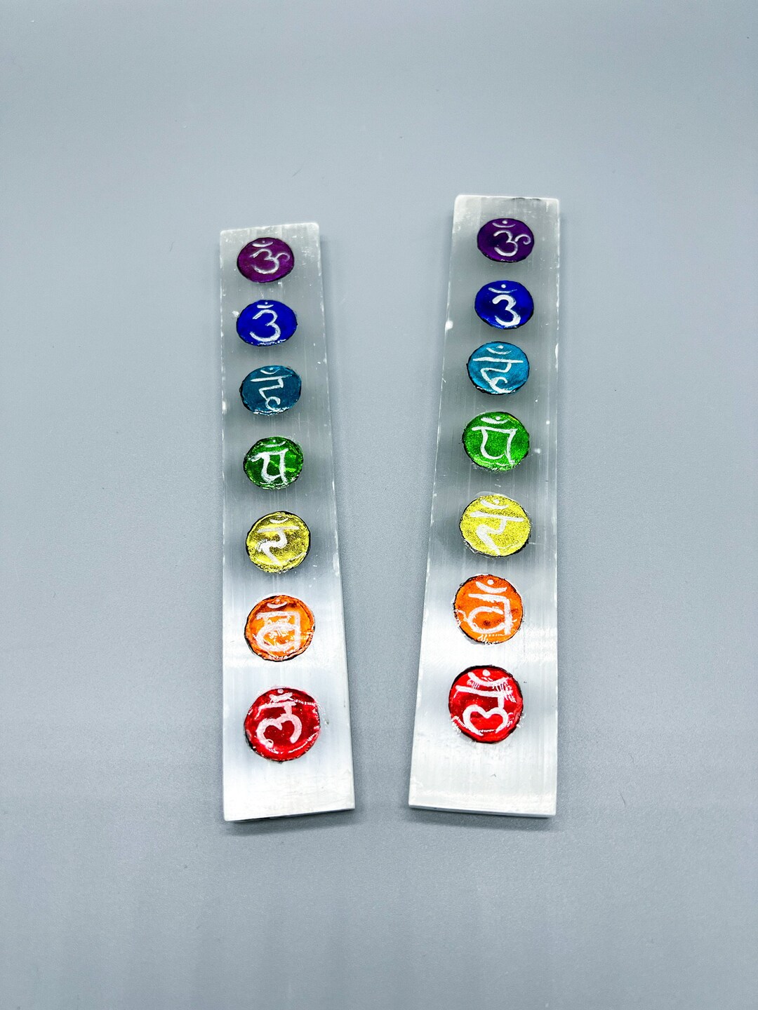 Selenite Amulets Selenite Chakra Amulets Charging Crystals - Etsy