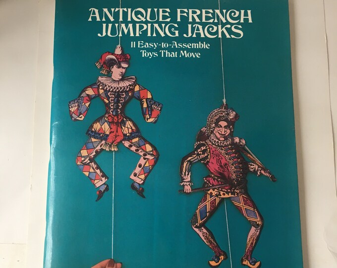 Vintage Antique French Jumping Jacks Easy to Assemble Toys That Move ...