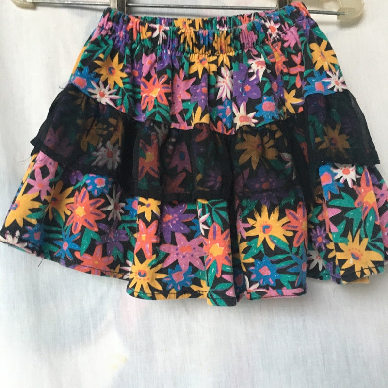 Girls Tiered Skirt - Etsy