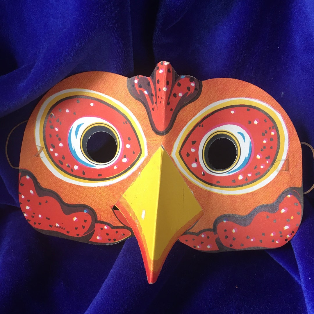 Rare Vintage 60s DEADSTOCK Kids “wobble Eyes” Bird Party Masks - Etsy