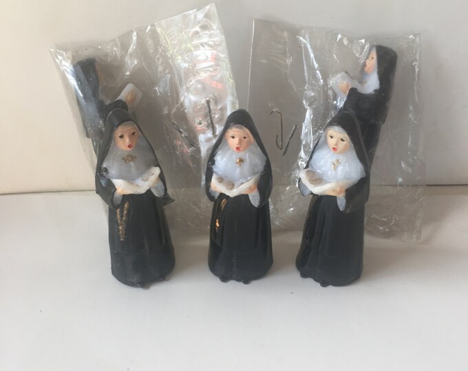 Vintage Miniature Singing Nuns Cake Toppers / Arts and Crafts / Never ...