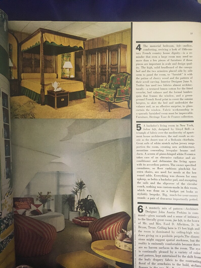 April 1971 HOUSE BEAUTIFUL Magazine - Etsy