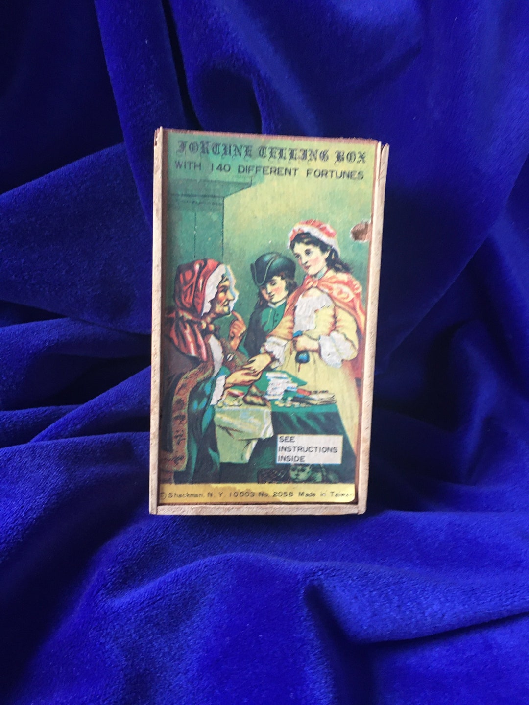 Vintage Fortune Telling Box W/ 100 Plus Different Fortunes - Etsy
