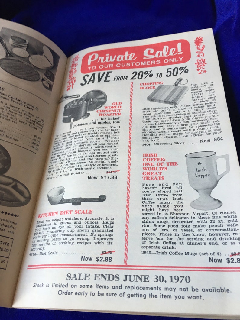 Rare Vintage! 1970 Colonial Garden Country Kitchen Catalog - Etsy