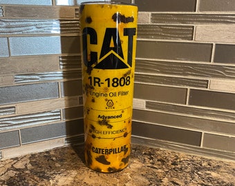 Cat Oil Filter Tumbler - Etsy